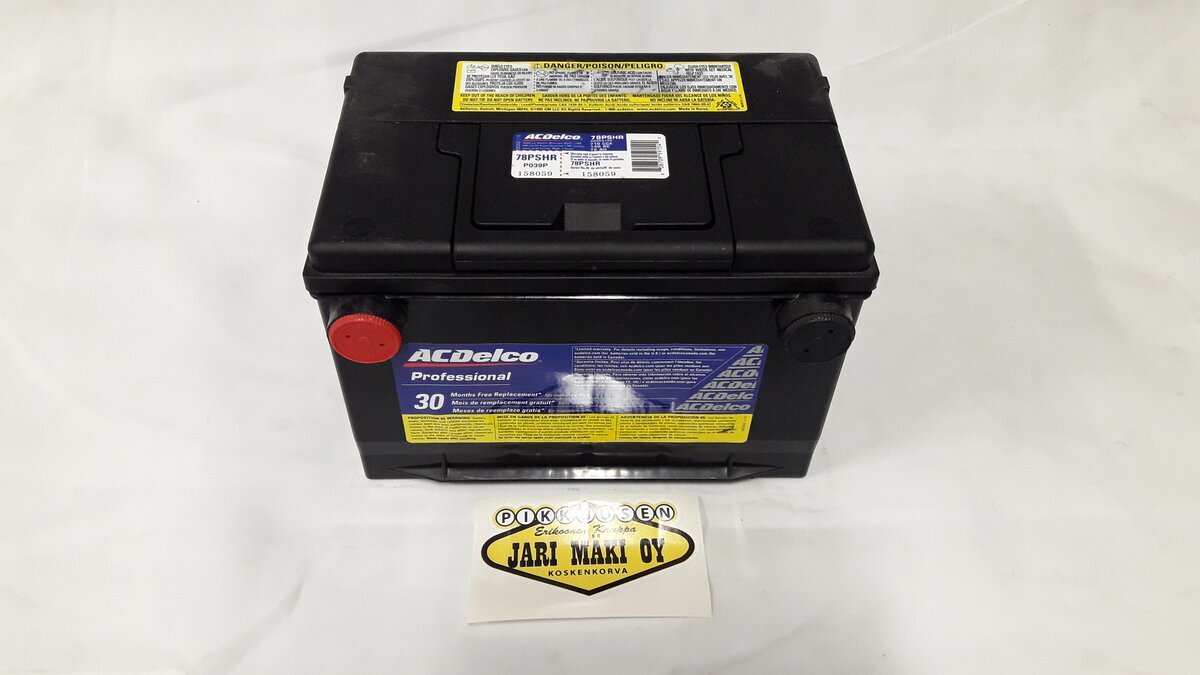 Akku sivunapa ACDelco 710CCA 140RC 72AH - Koskenkorva West Ranch - Jari ...