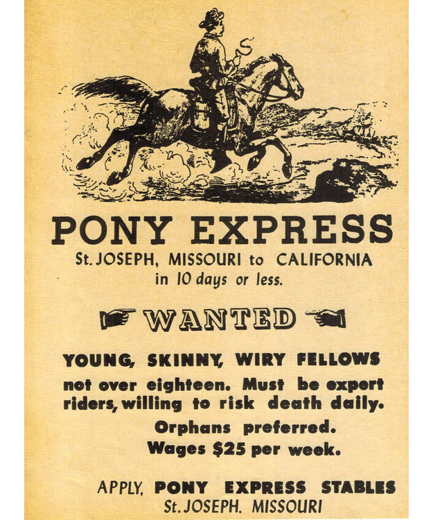 Pony Express Wanted - Vintage-juliste - Koskenkorva West Ranch - Jari ...